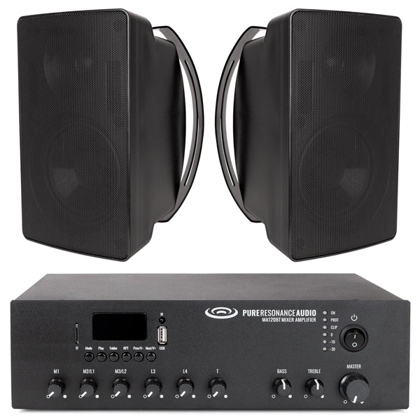 Classroom Sound System with 70V Surface Mount Speakers and Bluetooth ...