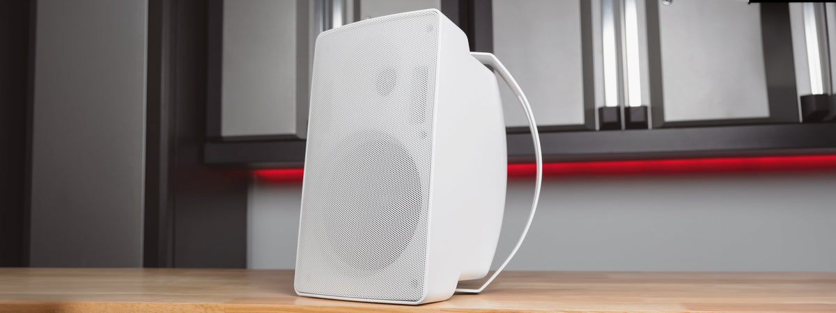 Introducing the Pure Resonance Audio S6 White 70V Outdoor Surface Mount ...