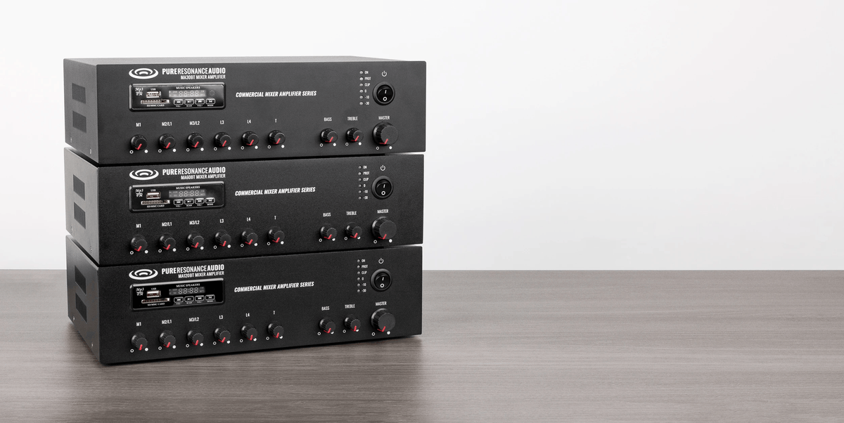 Pure Resonance Audio MA Series Press Release: Bluetooth Enabled Commer