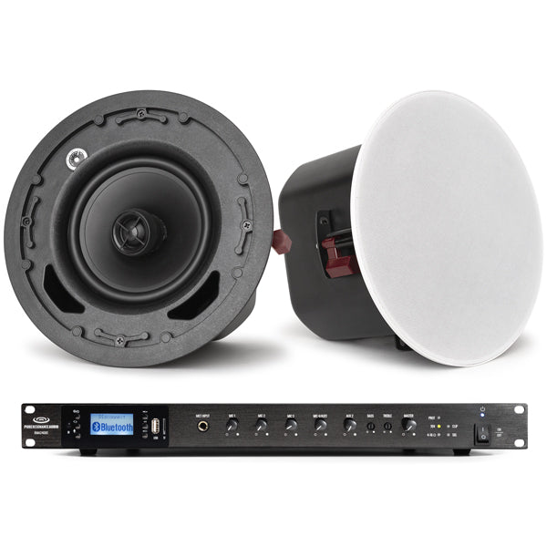 Medical Office Sound System with 70V Ceiling Speakers and Bluetooth ...