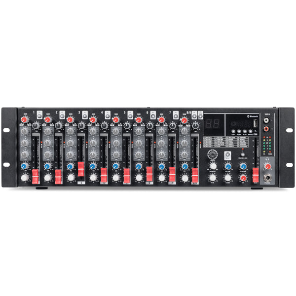 Pure Resonance Audio MX9 9-Channel Rack Mount Mixer with Effects