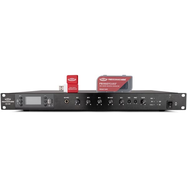 Pure Resonance Audio 120W Rack Mount Sound Masking White Noise Generator