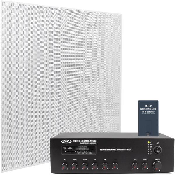 Sound Masking System Featuring 4 Ceiling Tile Speakers and Rain Sound ...